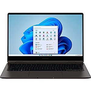 Samsung - Galaxy Book2 360 13.3" AMOLED Touch Screen Laptop - Intel 12th Gen Core i7 Evo Platform - 16GB Memory - 512GB SSD - Graphite