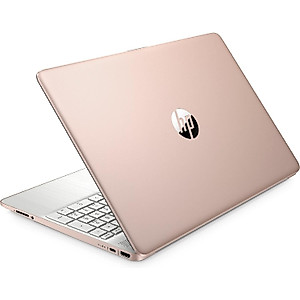 HP Laptop 15-DY0019DS 15.6" HD Intel Celeron N4020, Intel UHD Graphics, 8GB DDR4 RAM, 256GB SSD Storage, Windows 10 Home, Pale Rose (Renewed)