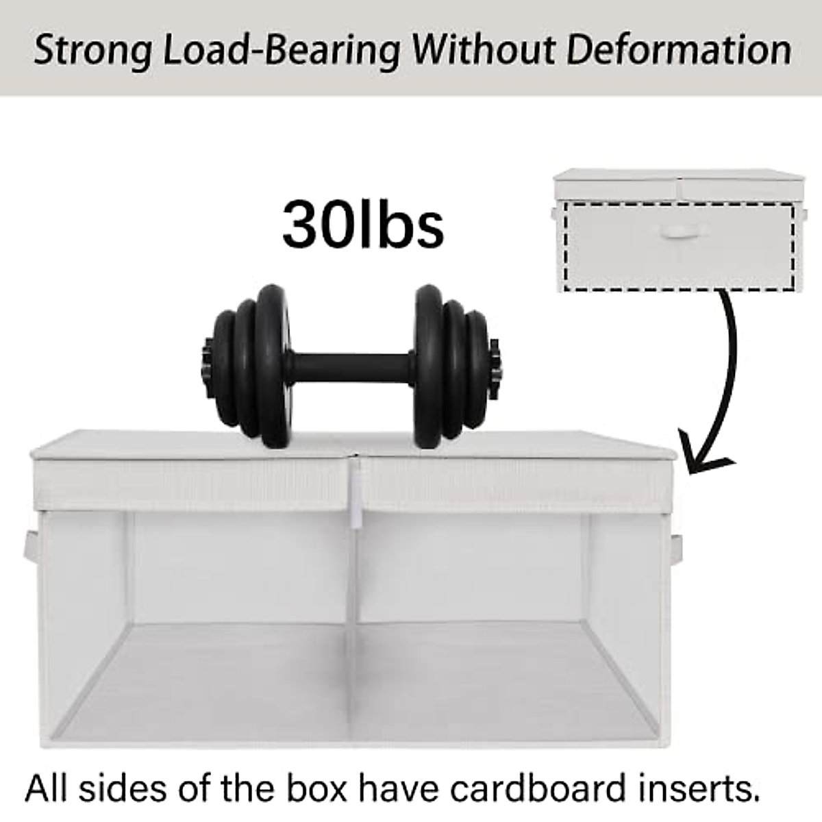 StorageWorks Two 3-Shelf Separable Closet Hanging Shelves with 1-Pack Storage Box with Lid