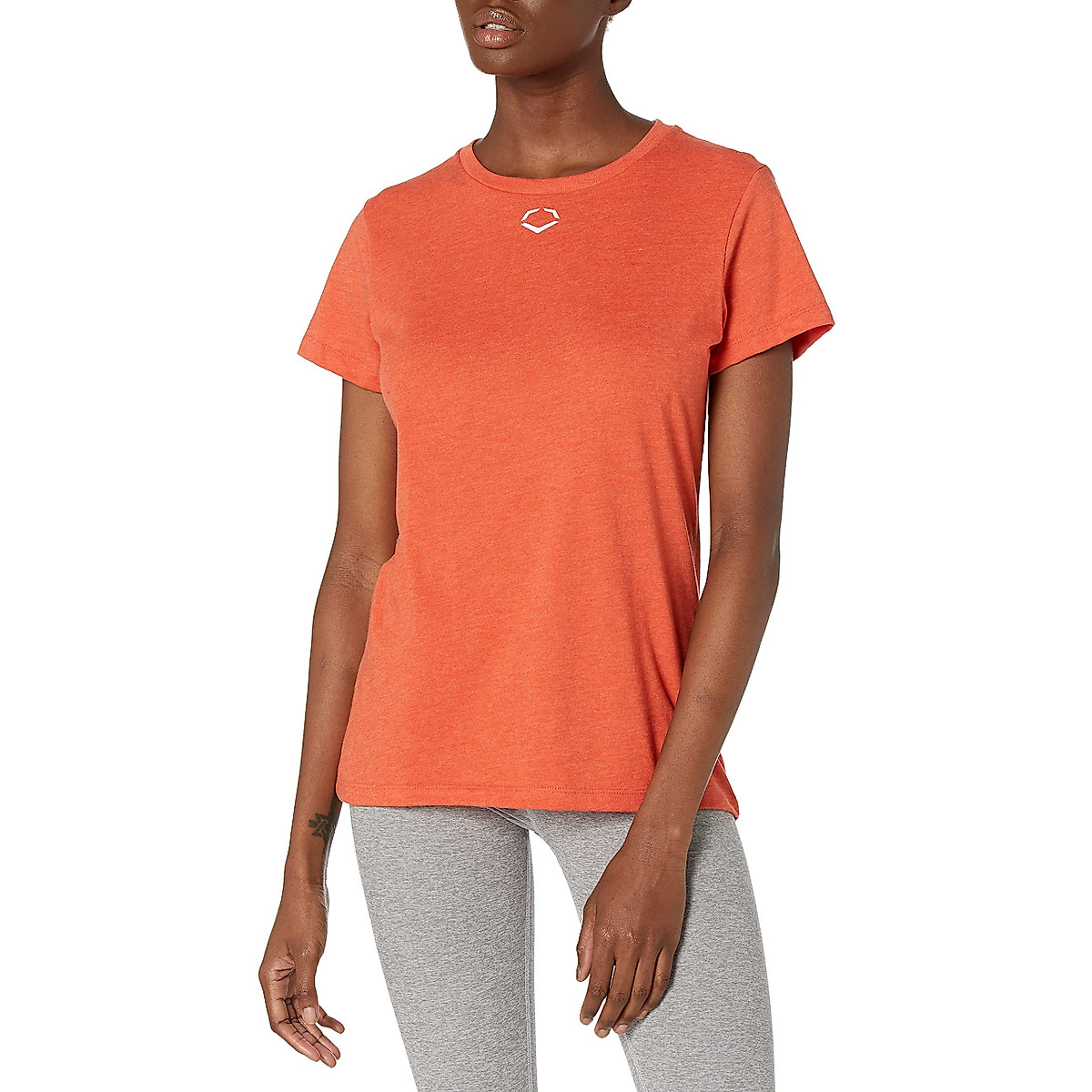 EvoShield Women's Standard Short Sleeve, Orange, 2X-Large
