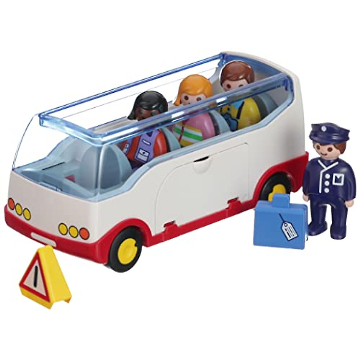 Playmobil 1.2.3 Airport Shuttle Bus