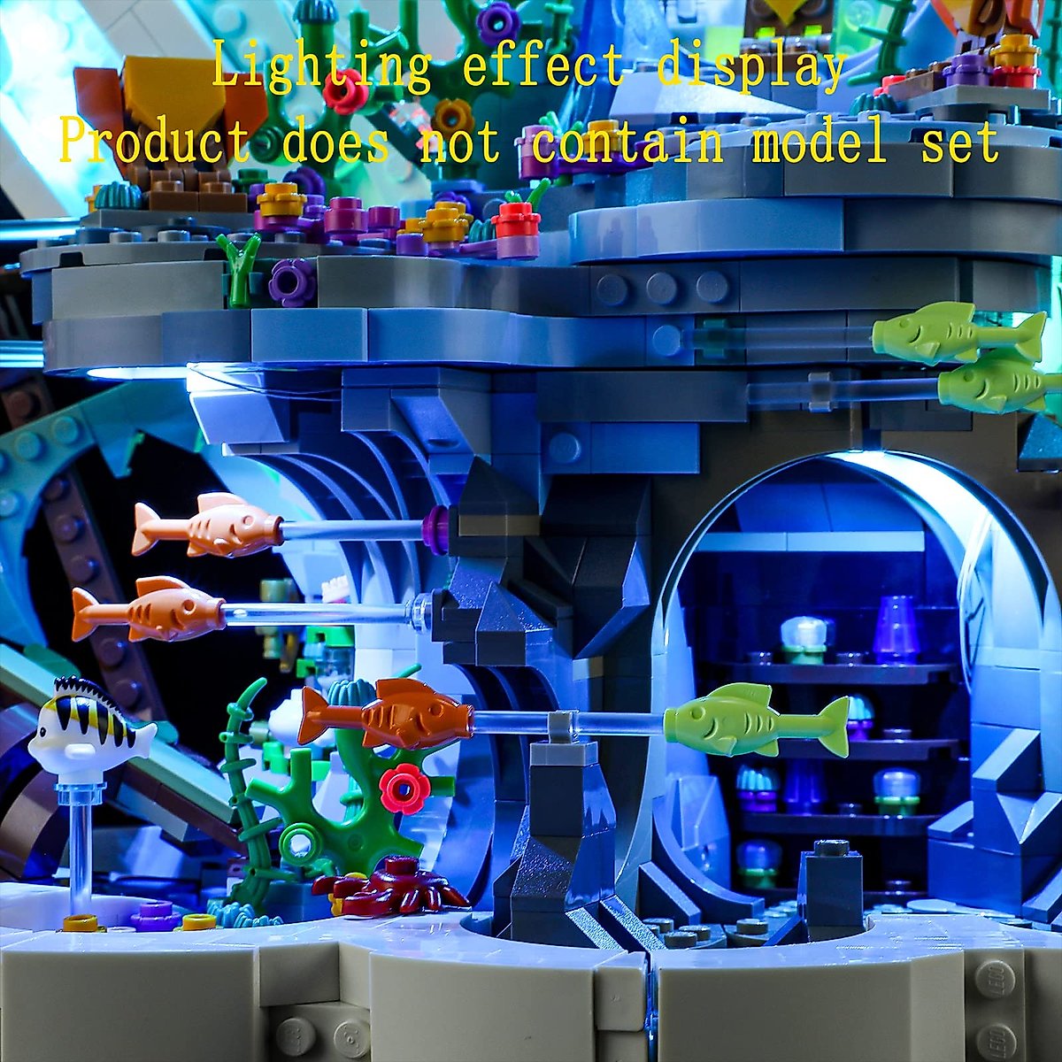 GEAMENT LED Light Kit Compatible with Lego The Little Mermaid Royal Clamshell - for 43225 Model Set (Model Set Not Included)
