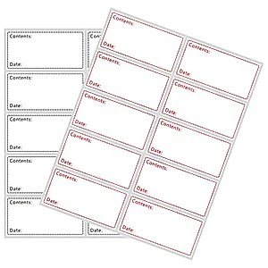 Removable Freezer Paper Waterproof Food Labels Write Stickers Data Baby Daycare reussble Bottles Plastic Pantry Storage containers Refrigerator Kitchen
