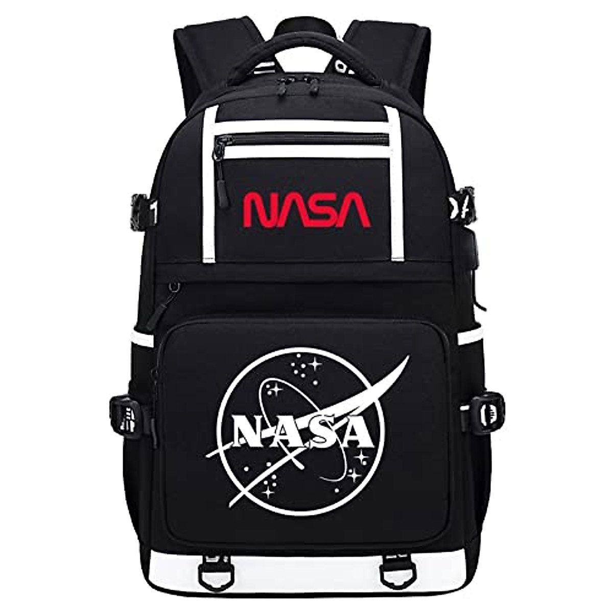 SHMIZZ NASA backpacks,Space Agency，teenagers,astronaut，USB computer bag