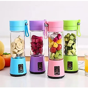Freindly Trade,Portable Blender, Personal Size Blender for smoothies, juice and Shakes, Mini Blender with powerful motor, rechargeable battery, 4 blades, for home, travel, outdoors, office