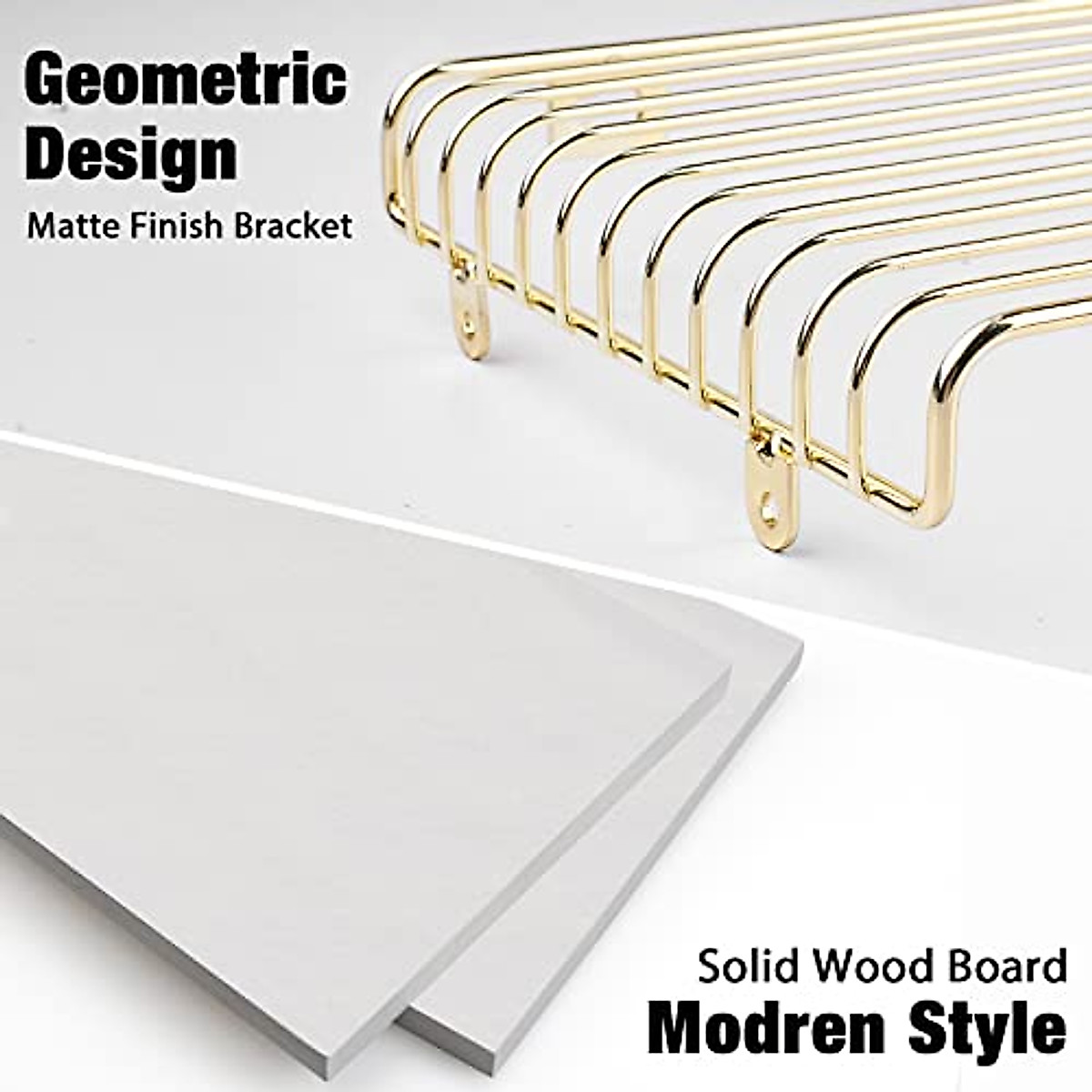 Filano Floating Nightstand 2 Pack Modern White Nightstand 2 Tier Small Nightstand for Wall Wood Bed Shelf for Bedroom Living Room Bathroom White