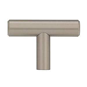 Amerock | Cabinet Knob | Sterling Nickel | 1-15/16 inch (49 mm) Length | Bar Pulls | 10 Pack | Drawer Knob | Cabinet Hardware