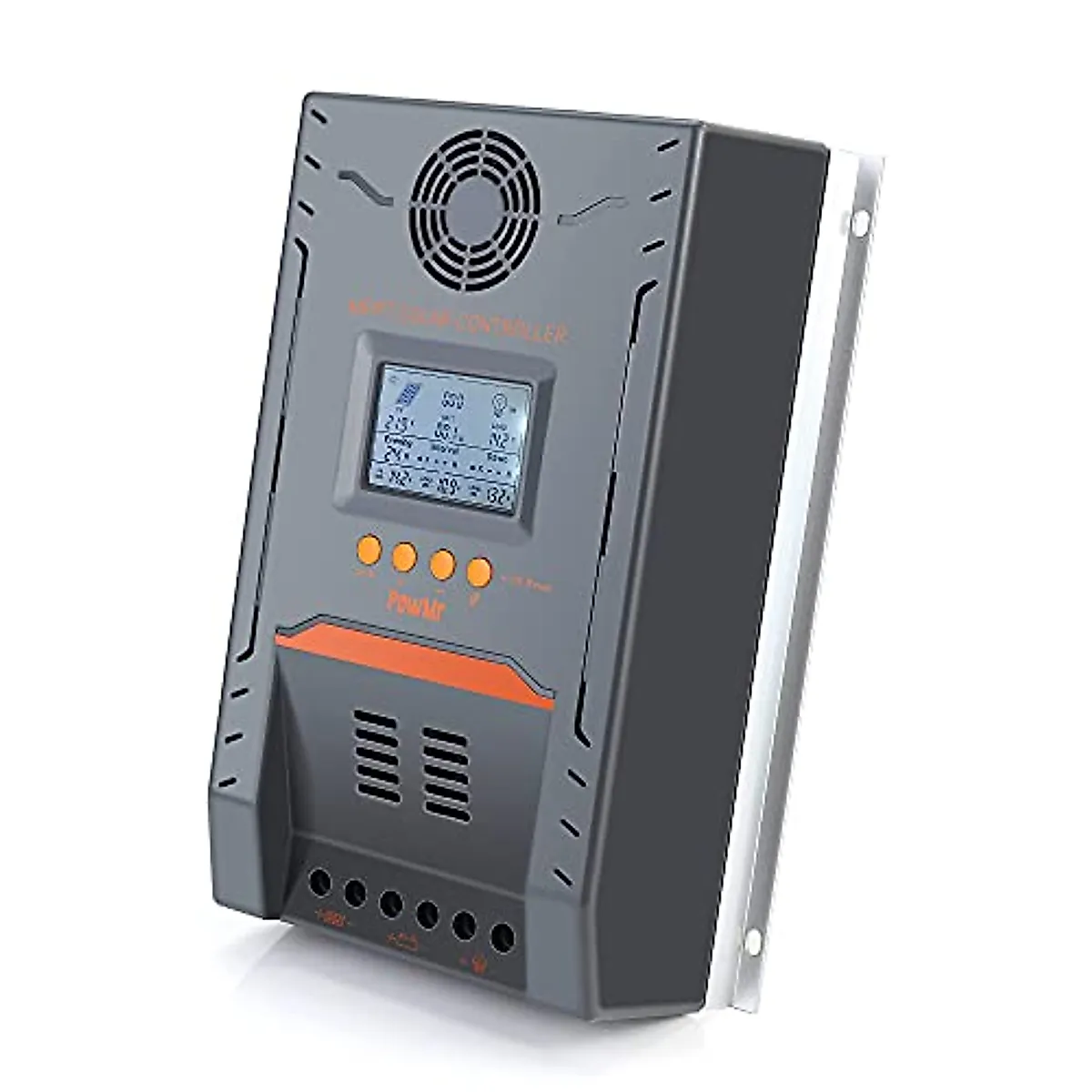 PowMr MPPT Solar Charge Controller 100 amp 12V 24V Auto, 100A Solar Controller Max Input 100V ...