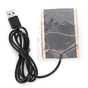 Heat Pad For Reptiles, 5W Portable Heating Pad Carbon Fiber Reptile Heating Pad 45˚C USB Heating Film Heat Mat For Reptiles Low Power Heat Pad For Home Outdoors Daily Use