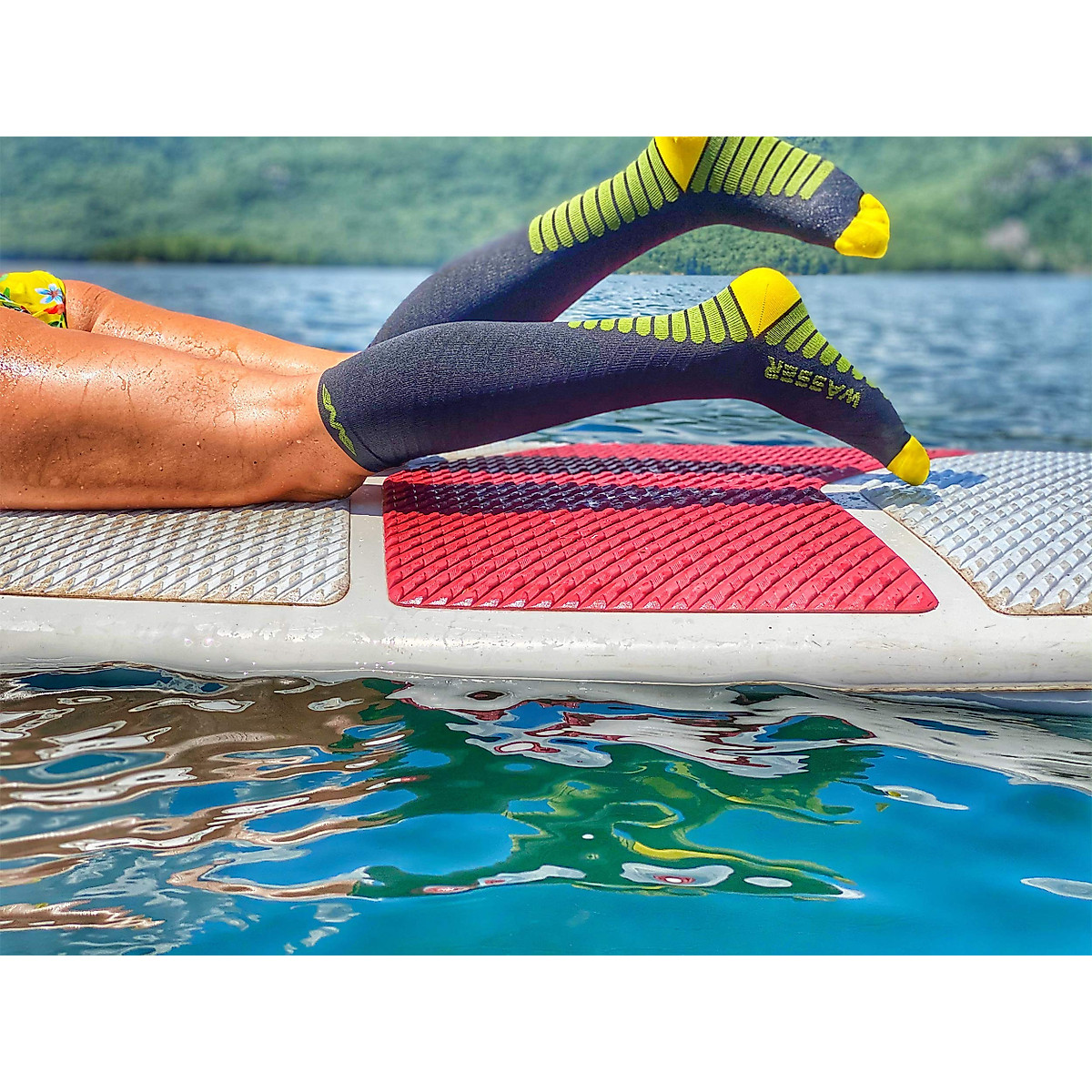 Wasser Gear Compression Socks for Nurses Men & Women - Fitness Travel Pregnancy Circulation