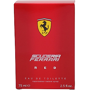 Ferrari Scuderia Red Eau De Toilette Spray, Citrus, 4.2 Oz