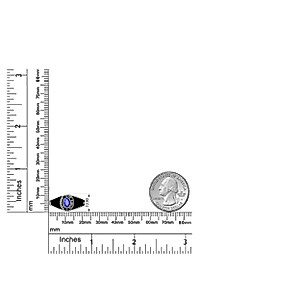 PJM Customized Sterling Silver Women Class Ring – Delicate Classic – (Sterling Silver Platinum)