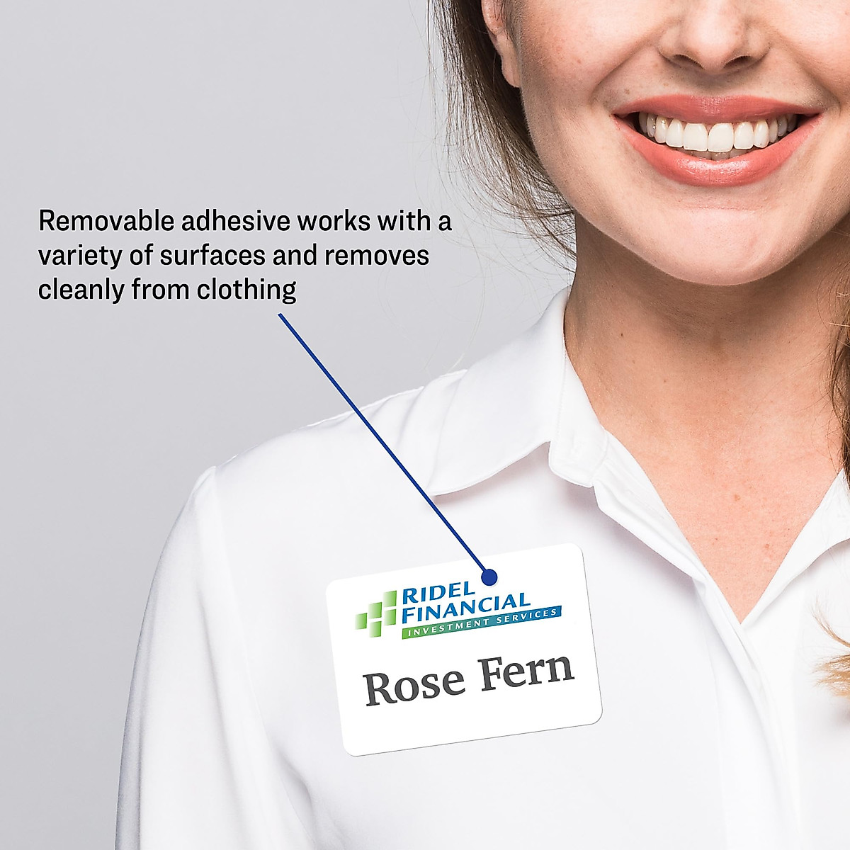 Avery Flexible Printable Name Tags, 2-1/3" x 3-3/8", Matte White, 80 Removable Name Badges (25395)