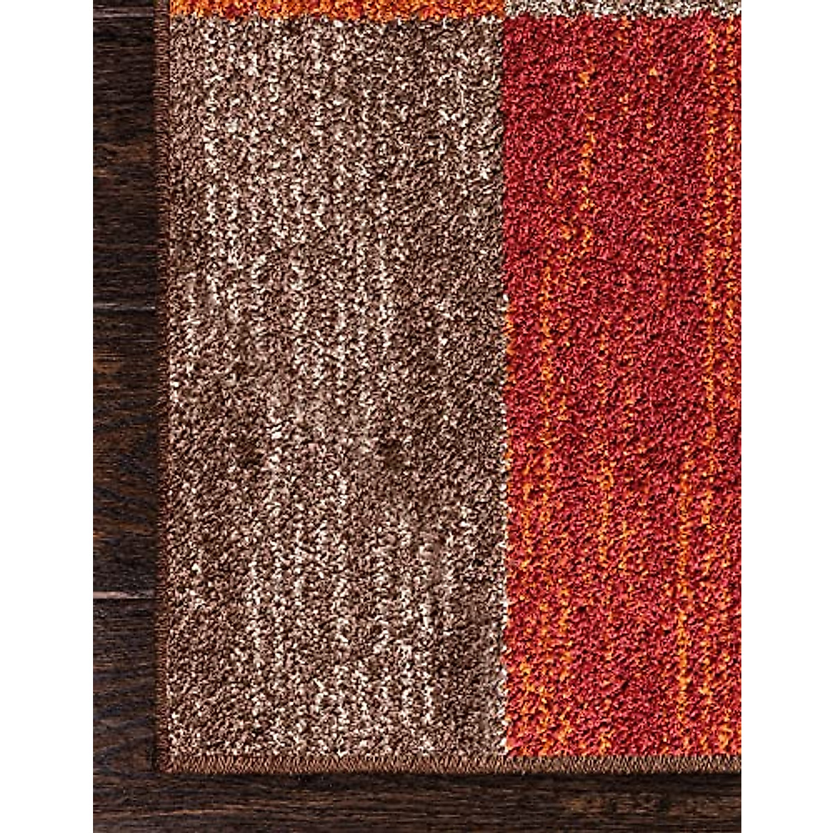 Unique Loom Autumn Collection Area Rug - Providence (3' 3" x 5' 3" Rectangle, Multi/ Beige)