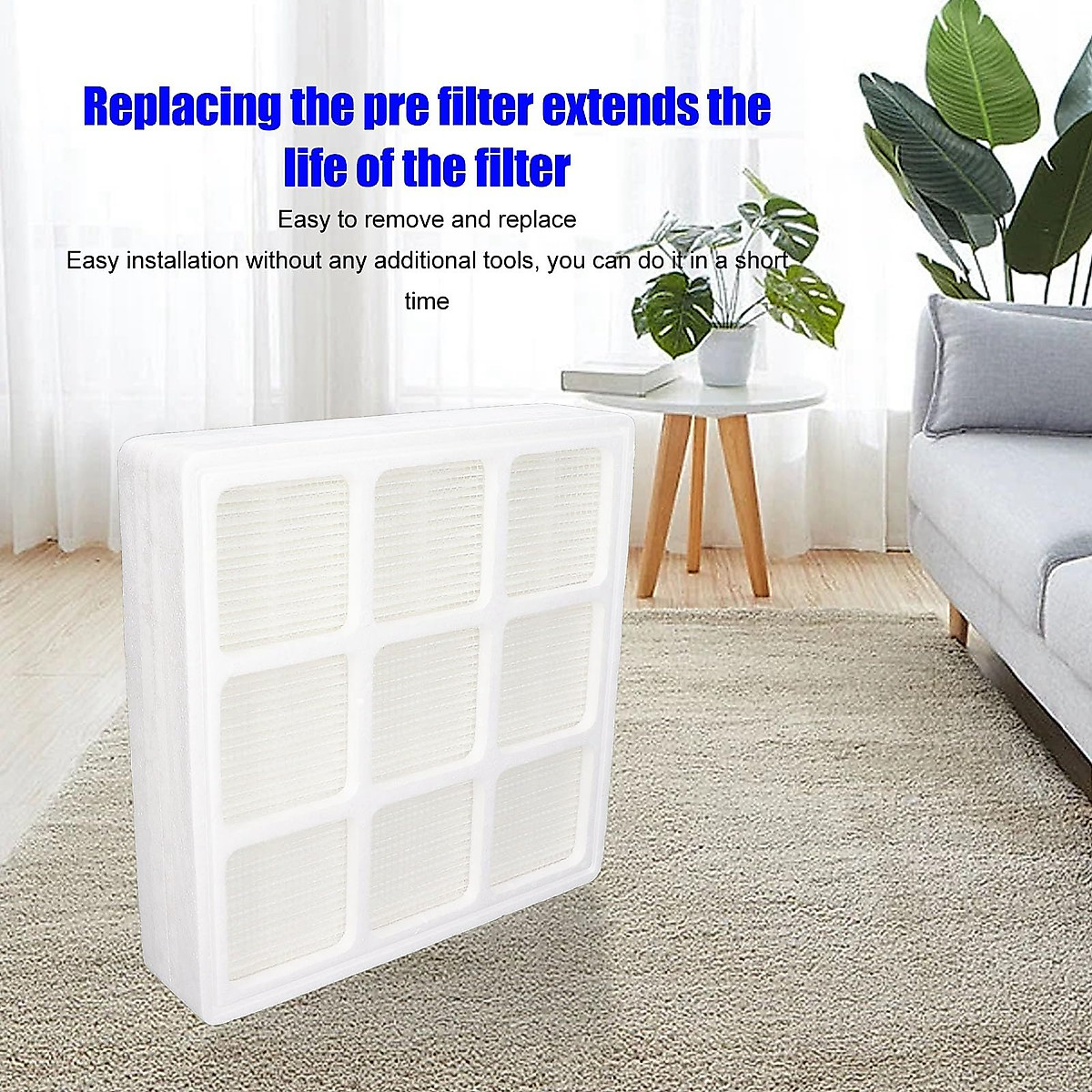 Pre Filter Foam High Efficiency Particulate Air Dust Removal Efficient First Stage Air Filter Element Replacement for IQAir Series Branded Replacement