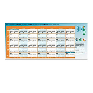 Beachbody Slim in 6 DVD Workout Videos, Easy to Follow, Low Impact Body Weight Training, Exercises, Includes Eating Plan, Fitness & Nutrition Guide by Debbie Siebers, Resistance Band