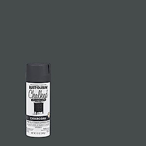 Rust-Oleum 302590 Chalked Ultra Matte Spray Paint, 12 Ounce (Pack of 1), Charcoal