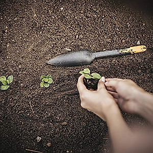 Fiskars 340110-1001 Seed Planting Trowel, Black