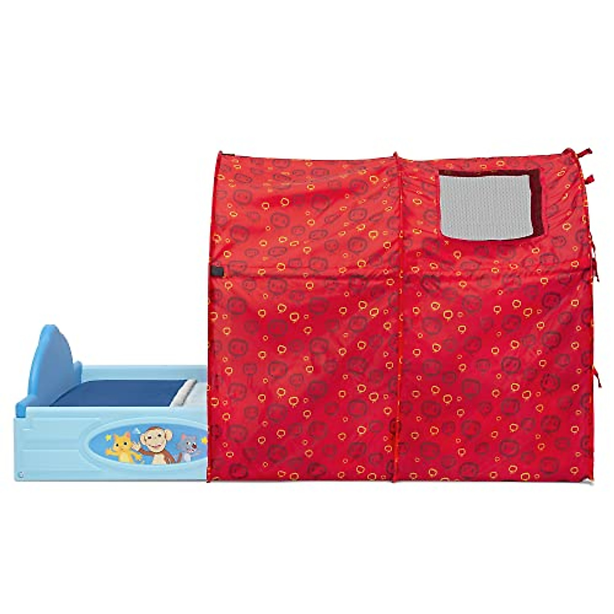 Delta Children CoComelon Sleep and Play Toddler Bed with Tent