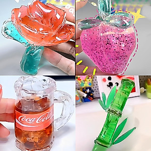 POUYRBA Multicolored Nano Tape Bubble Kit, 43pcs 9.84FT Nano Tape Bubble Kit for Kids Double Sided Tape Plastic Bubble Super Elastic Bubbles DIY Craft Kit for Party Favors