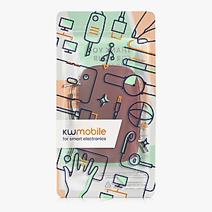 kwmobile Carrying Case Compatible with Nintendo 3DS XL - Neoprene Console Pouch with Zipper - Bordeaux