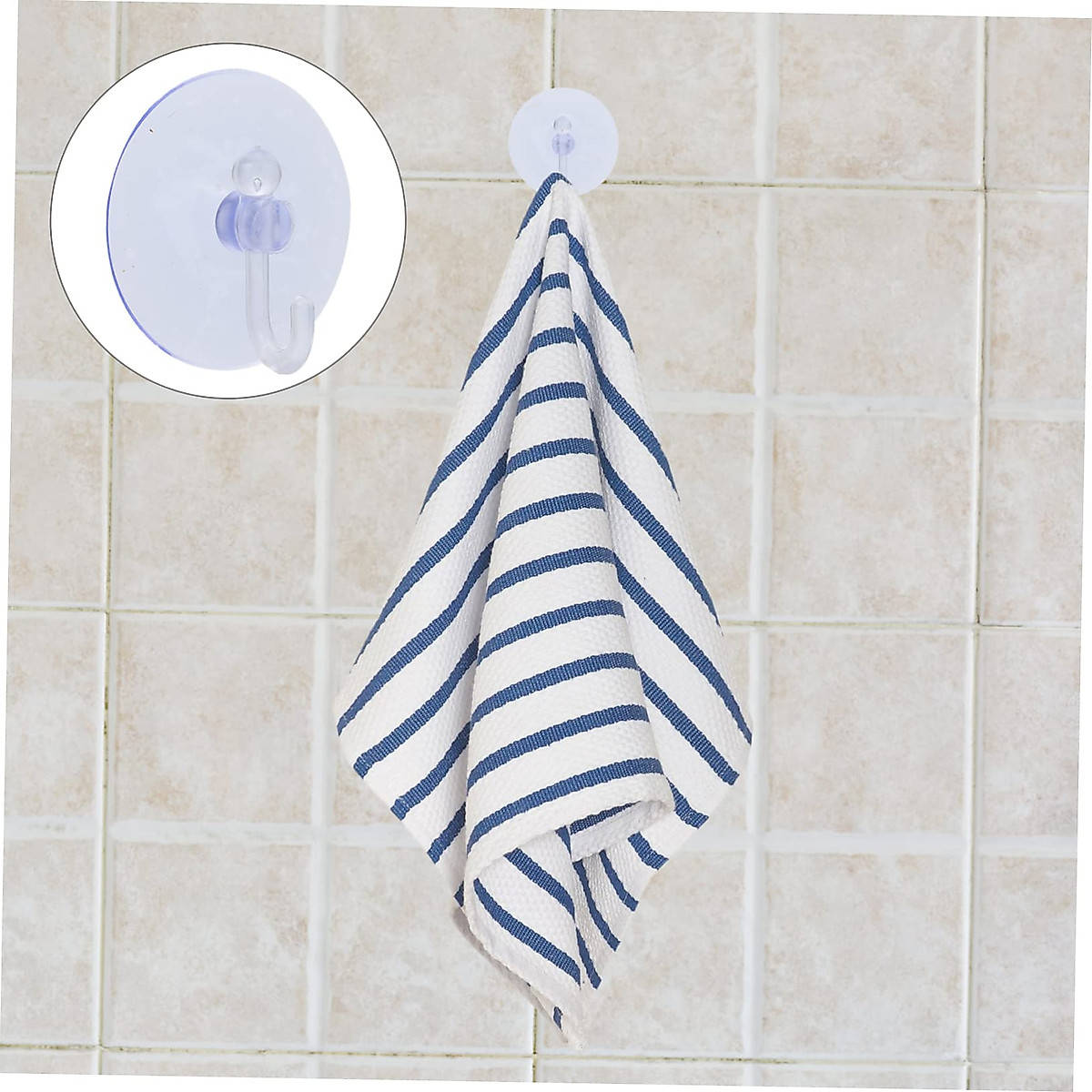 Cabilock 40pcs Suction Cup Hook Suction Cups Wreaths for Front Door Hangers Bathroom Suction Hook Suction Hooks for Windows Reusable Suction Hooks Clear Suction Hooks Double Sided