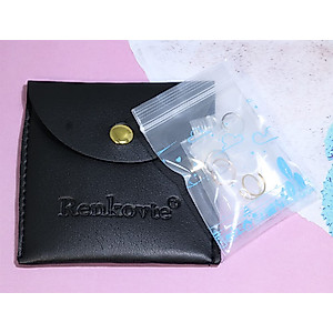 Double Hoop Nose Ring for Single Piercing,Snug Spiral Nose Ring 20G 8mm Thin Nose Rings Hoops Piercing Jewelry for Women Men(Right Side 4PCS 8mm)