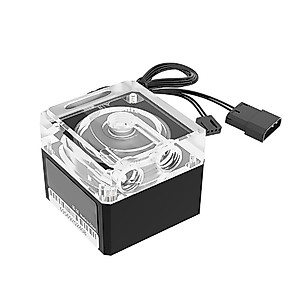 CPU Water Cooler Pump,Pump for PC Water Cooling Systems-Support PWM -800L/H-G1/4 Threaded Hole