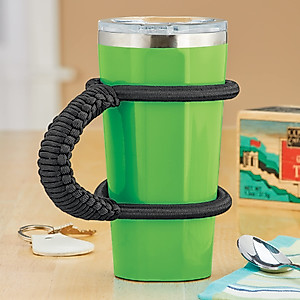 Collections Etc Anti-Slip Adjustable Mug and Tumbler Travel Handle