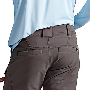 TRUEWERK Men's Work Pants - T2 WerkPant Technical Workwear, 42W X 34L Deep Grey