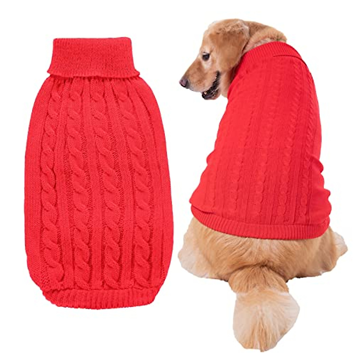 Dog Cat Knitted Jumper Winter Warm Sweater Puppy Coat Jacket Costume Pet Clothes for Small Dogs Girl Sweatshirt