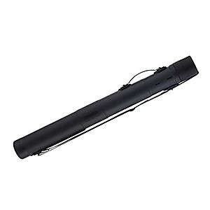 AMLESO Drawing Tube Blueprint Case Telescoping Large Black Expands to 53 Inches Poster Tube with Strap