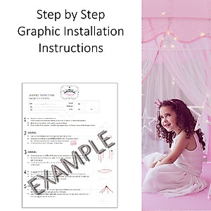 Princess Castle Play Tent with Star Lights - For Girls Age 3-7, Encourages Imaginative Play