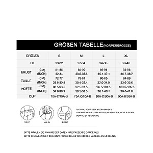 RXRXCOCO Women Sexy V Neck Mesh One Piece Bathing Suit Halter Push Up Tummy Control Swimsuit Swimwear X-Large Black