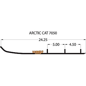 Woodys 16-72408 4" Carbide Arctic