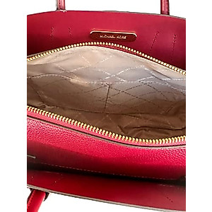 Michael Kors Mercer Belted Medium Top Zip Satchel (Mulberry)