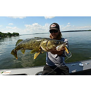 Rumble B Crankbait, Hot Perch, 3/8 Oz, Dives 10-14 Feet for Bass, Walleye, Trout, and Pike