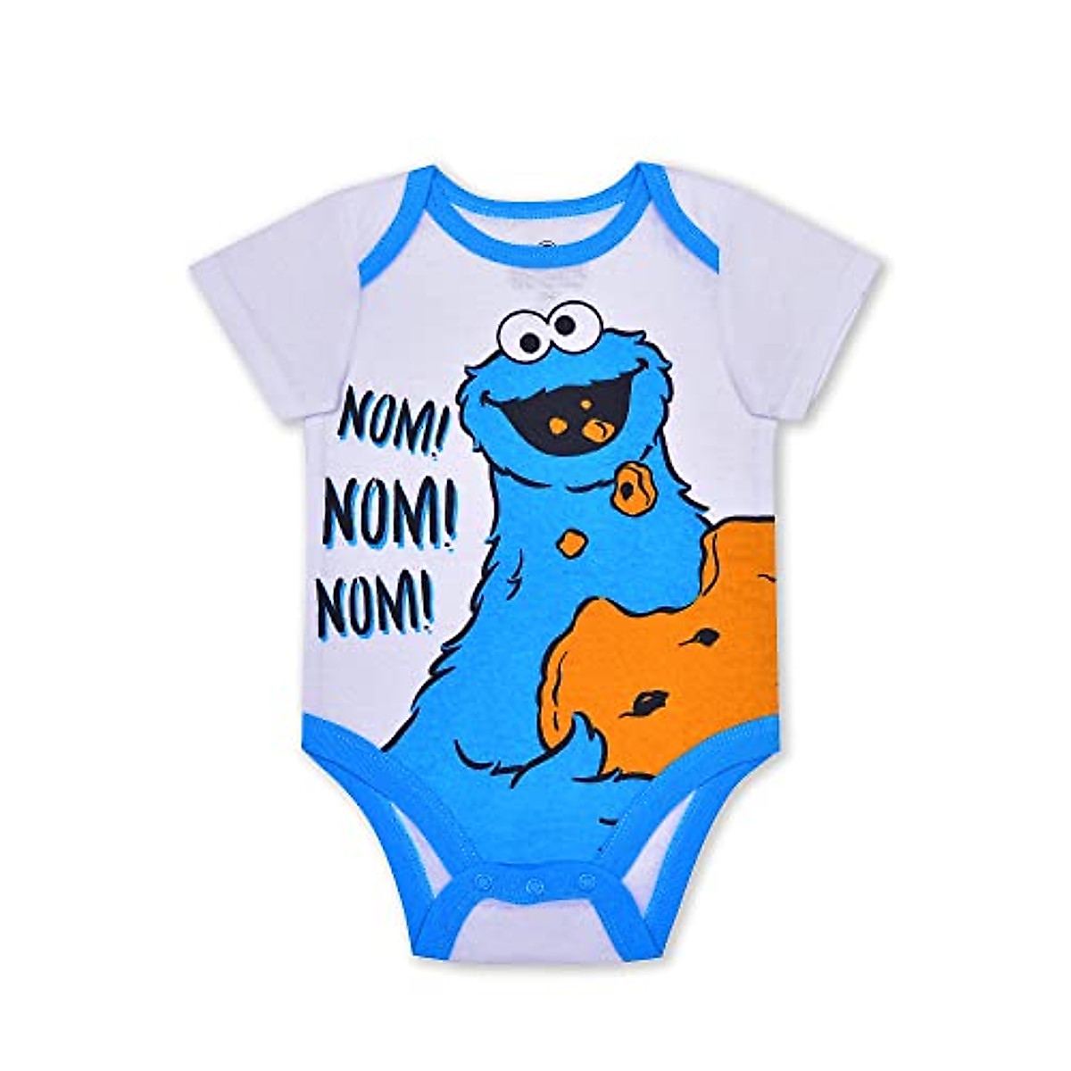Sesame Street Cookie Monster Baby Boys Bodysuit and Pants Set for Newborn and Infant