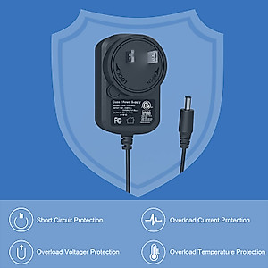 F1TP 21W Power Cord Replacment for Amazon Alexa Echo 1st 2nd Generation, Echo Show 1st Gen, Echo Plus 1st Gen, Echo Look, Echo Link, Fire TV 2nd Gen, 6.6ft Replacement Cord 15V Power Adapter