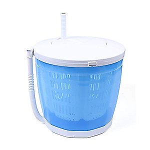 Portable Washing Machine 2 in 1 Hand-operated Mini Compact Traveling Outdoor Compact Washer Spin Dryer for Dorms, Apartments, Camping Travelling Outdoor