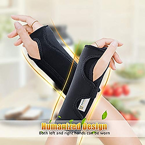 YUTANG Updated 2023 Wrist Brace for Carpal Tunnel, Night Sleep Wrist Support Brace, Wrist Splint, Great for Wrist Pain, Sprain, Sports Injuries, Joint Instability, Suitable for Left and Right Hands