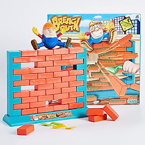 DITOYS “Break Out” | Brick Wall Game | Family Fun for Boys and Girls | Knock The Bricks from Wall with Spatula | 2 Player Games in Spanish