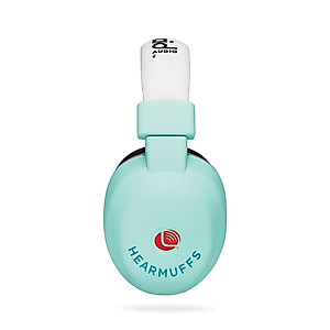 Lucid Audio HearMuffs Baby Hearing Protection (Over-The-Ear Sound Protection Ear Muffs Infant/Toddler/Child) (Spa Green), One Size