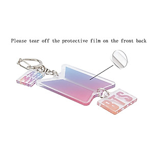 YANENG Kpop Bangtan Boys Merch Keychain Pendant Key Ring Bagpack Keychain School Bag Accessory for Army Fans Gift