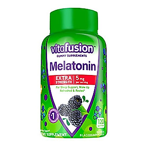 Vitafusion Extra Strength Melatonin Gummy Vitamins, 5mg, 120 ct Gummies