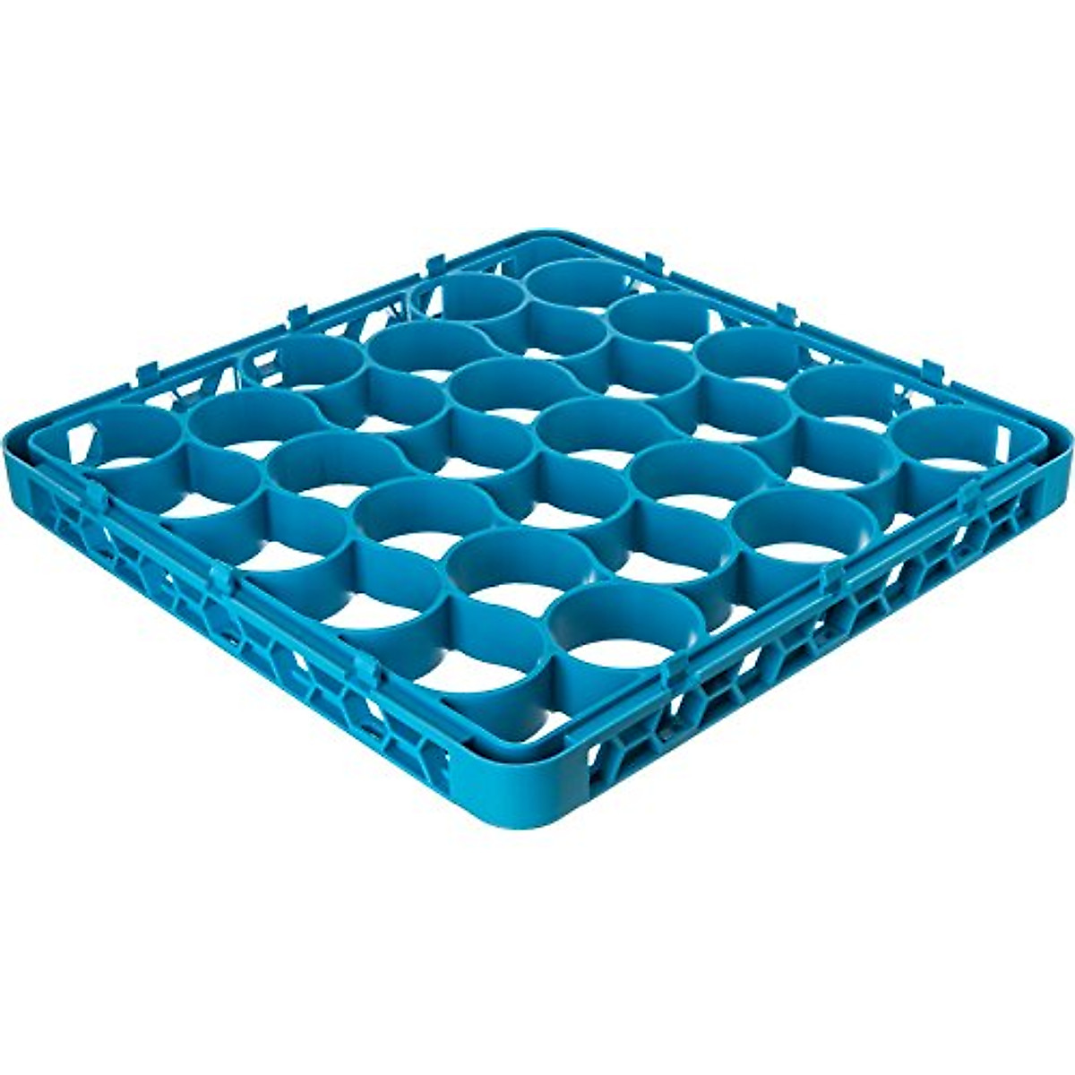 Carlisle FoodService Products REW30S14 OptiClean NeWave Polypropylene 30-Compartment Short Glass Rack Extender, 19-3/4" Length x 19-3/4" Width x 10.87" Height, Blue (Case of 6)