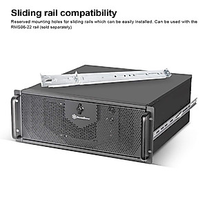 Silverstone RM42-502 4U rackmount Server Chassis with Liquid Cooling Compatibility, SST-RM42-502