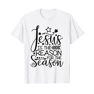 Christian Jesus The Reason Christmas Stocking Stuffer Gifts T-Shirt
