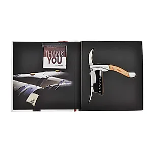 Legnoart Ghemme Grand Crue Stainless Steel Sommelier Corkscrew with Stamina Wood Handle