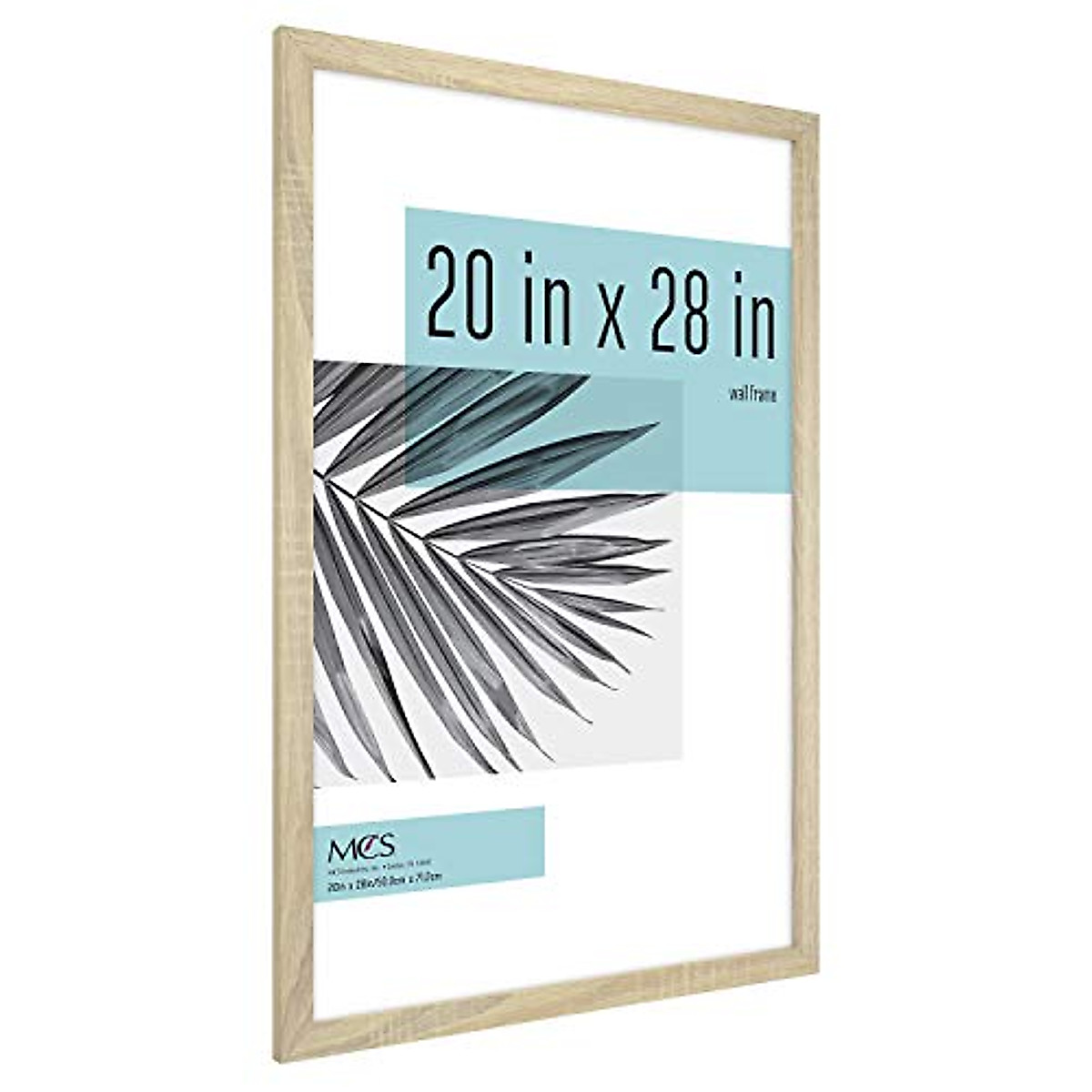 MCS Studio Gallery Frame, Natural Woodgrain, 20 x 28 in, Single
